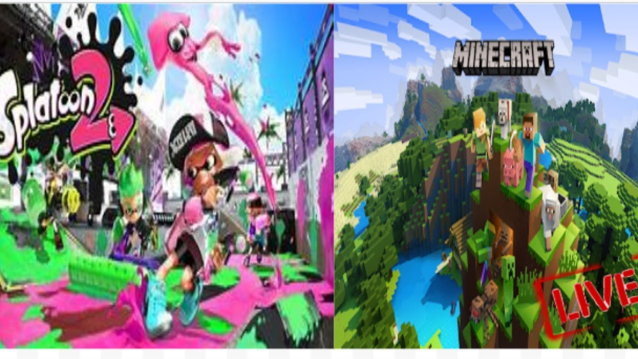 Splatoon 2, Minecraft skywars fight me if you dare - YouTube
