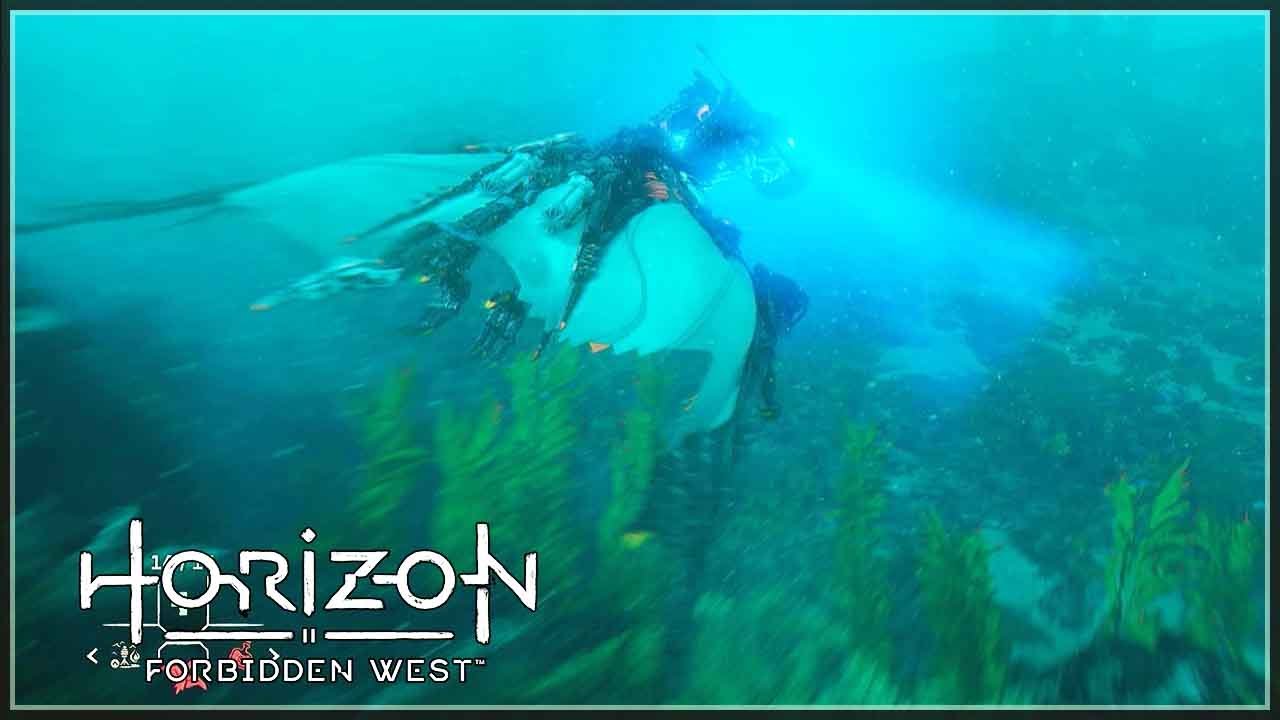 New Underwater Flying Mount Horizon Forbidden West Burning Shores - YouTube
