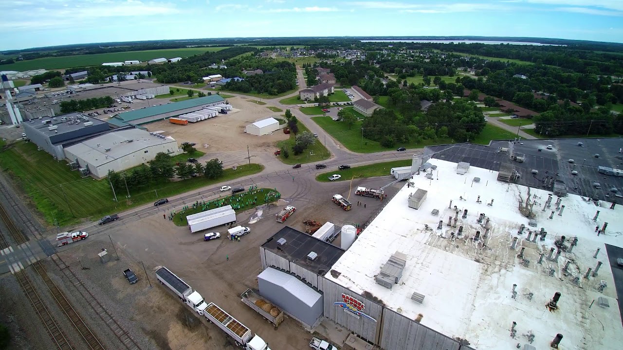 Perham, MN Barrel of fun on fire. 7-2-18 - YouTube