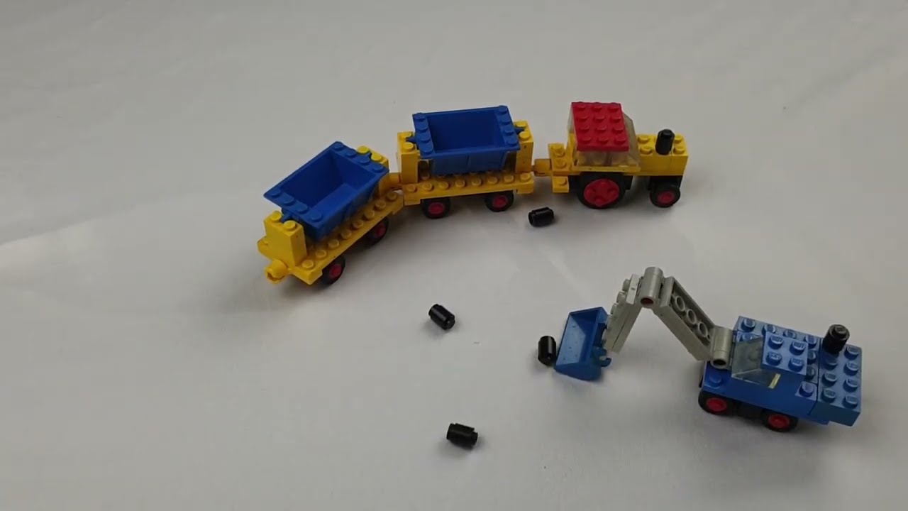 Set41 Lego Tipper Trucks and Loader - YouTube