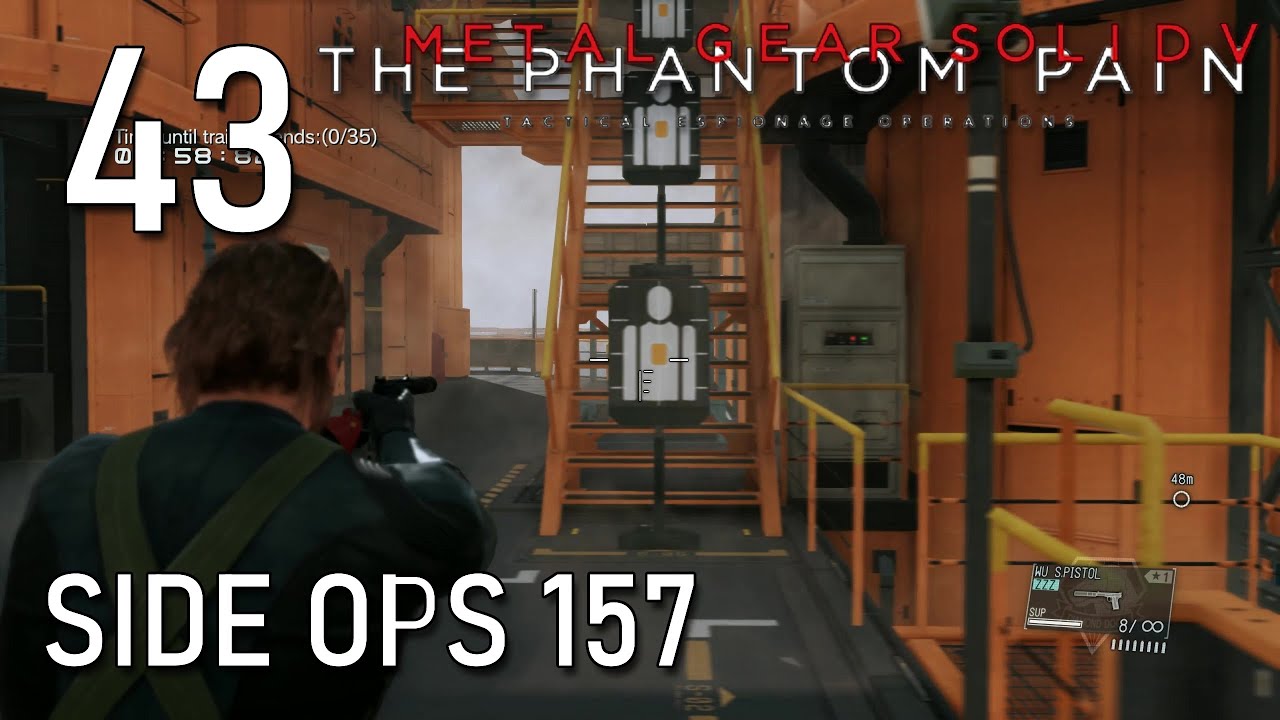 #43 MGSV The Phantom Pain 潛龍諜影V 幻痛 SIDE OPS 157 Target Practice (Combat ...