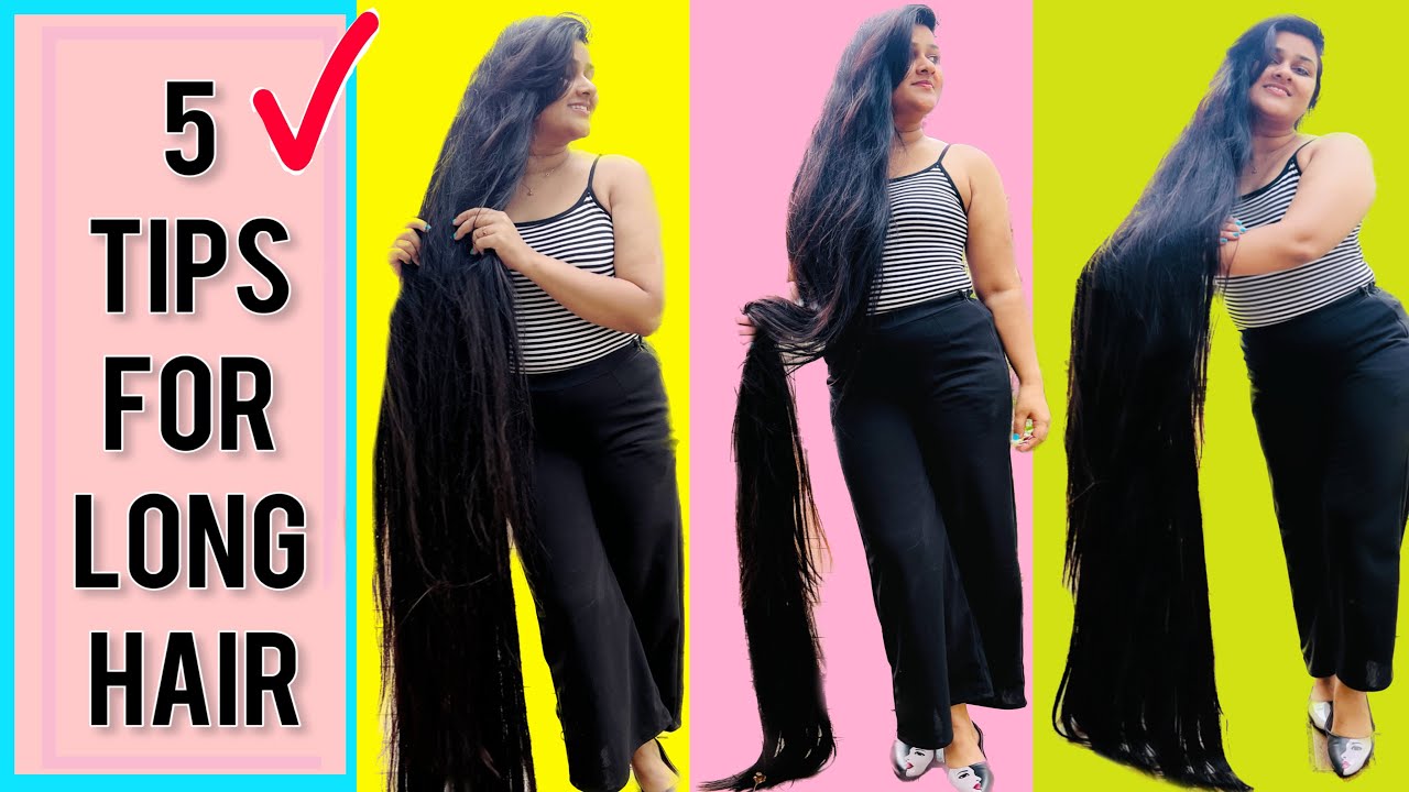 5️⃣Tips to GROW👌🏻 Long Hair 3-4 inch QUICKLY || Hair Growth in 1 month ...