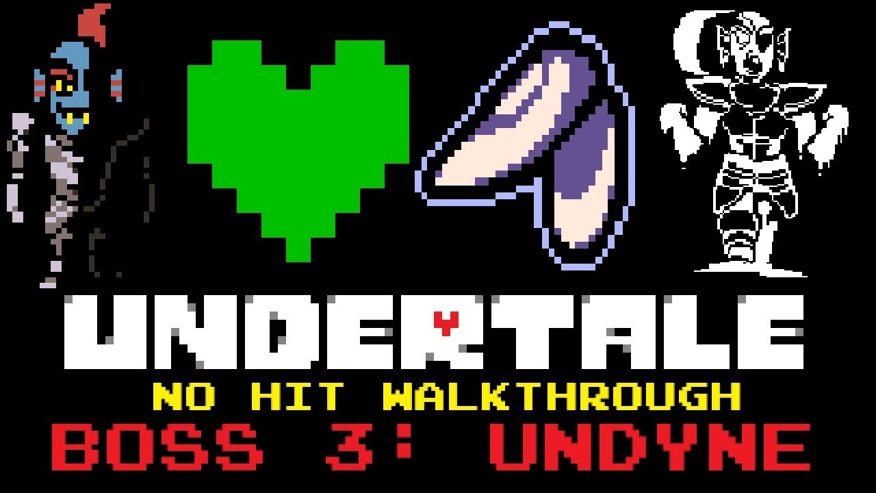 Undertale neutral no hit walkthrough (Boss 3: Undyne) - YouTube