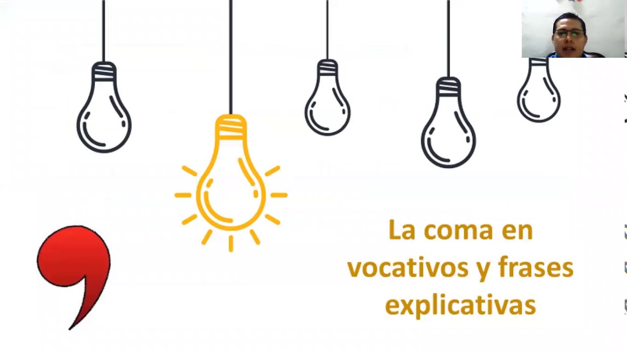 El punto. La coma en vocativos y frases explicativas. - YouTube