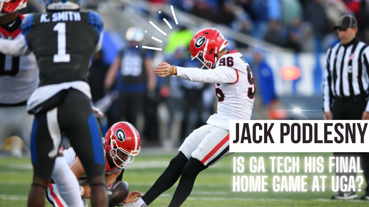 Is the GA Tech game Jack Podlesny's final home game as a Bulldog? - YouTube