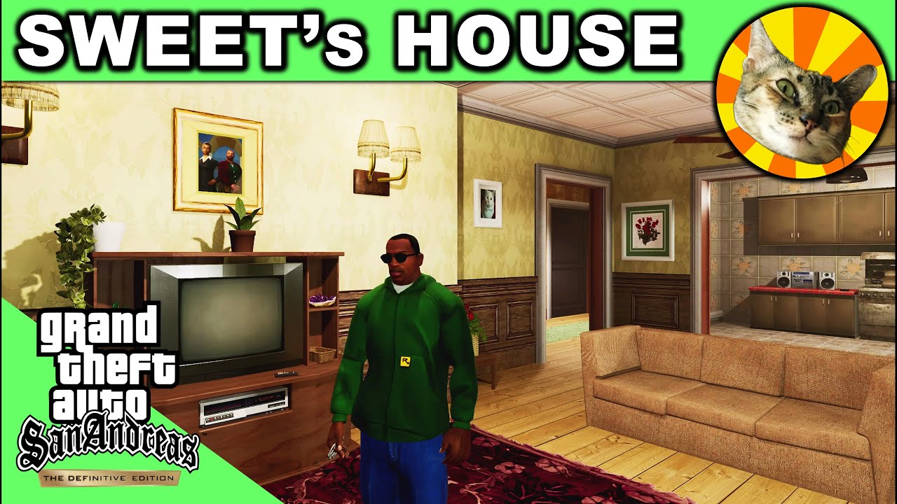 What's inside Sweet's house | GTA: San Andreas (Definitive Edition ...