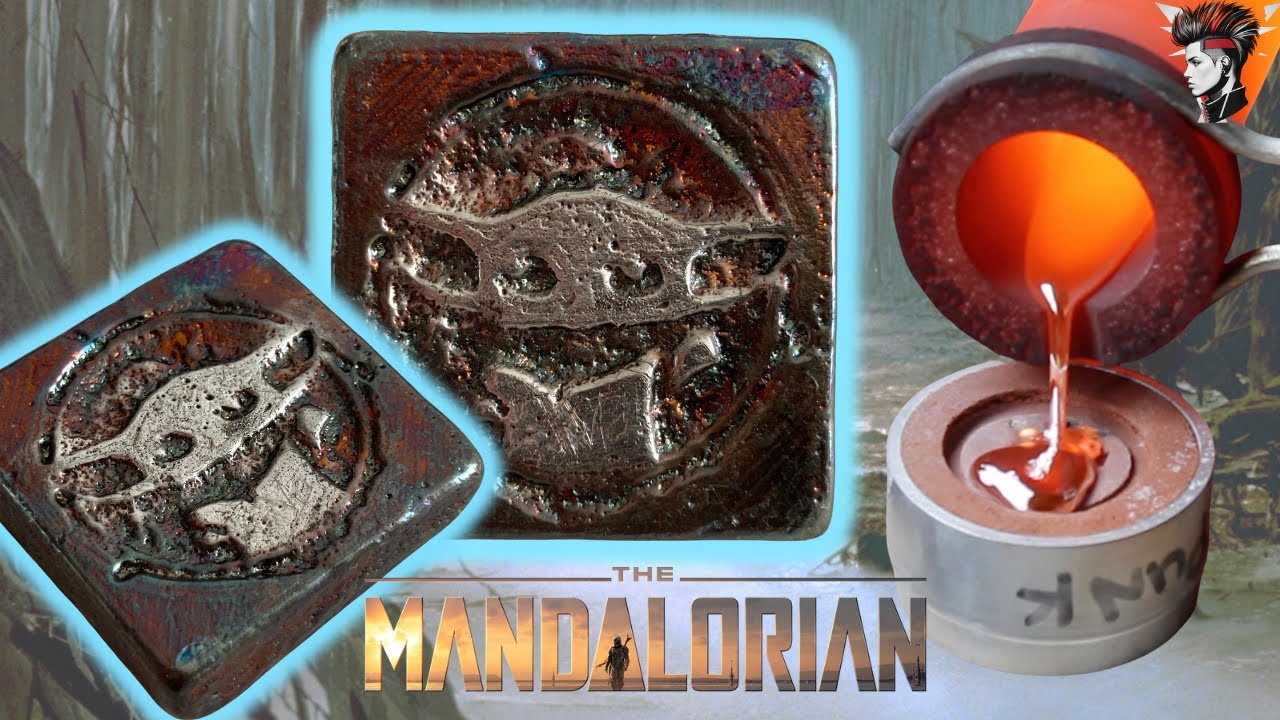 Unlocking the Mystery: Hand Poured Silver Creates Baby Yoda - YouTube
