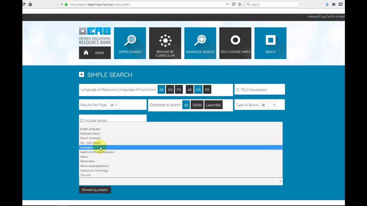 How to Access and Search the OERB via the eHUB - YouTube