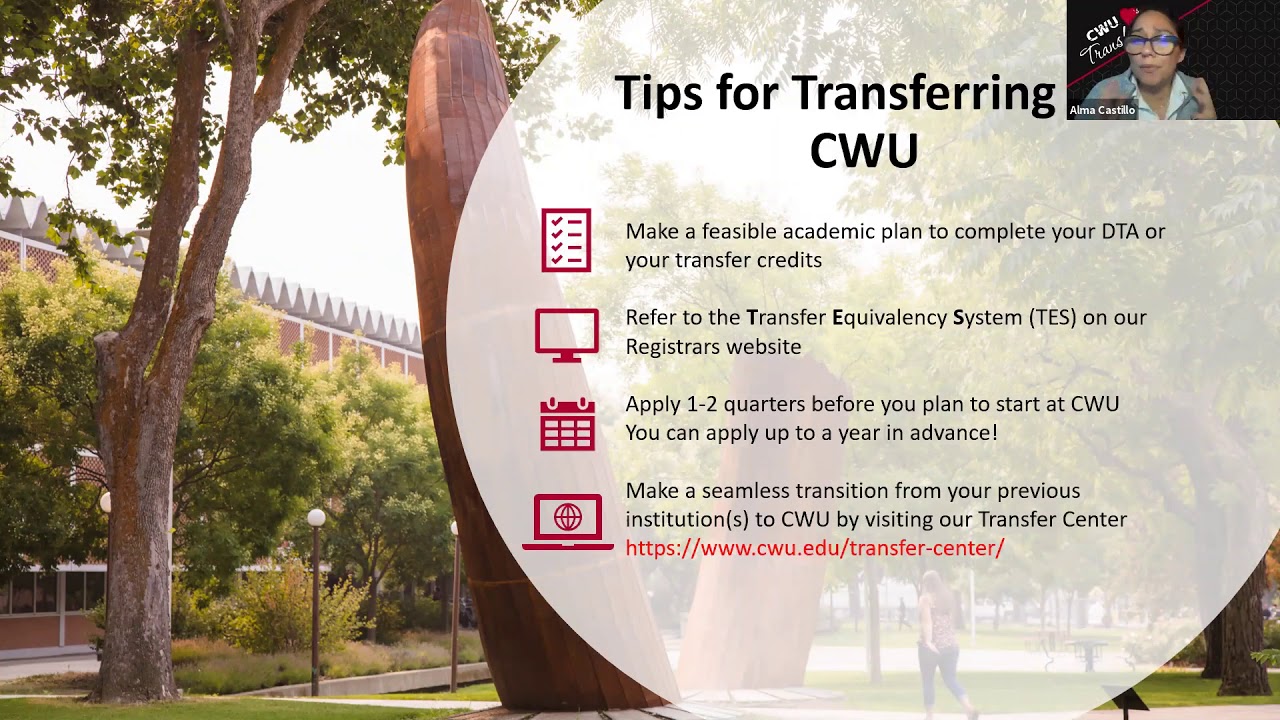 Transfer Admissions Info with CWU Admissions - YouTube