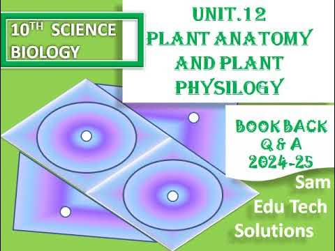 10TH||science|Unit 12|Biology|Book Back Q&A - YouTube