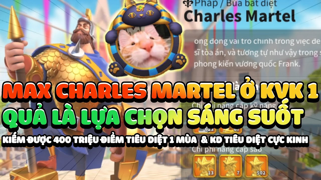Đây là câu trả lời cho việc có nên lên max Charles Martel khi mới Rise of Kingdoms - Kinh quá ...