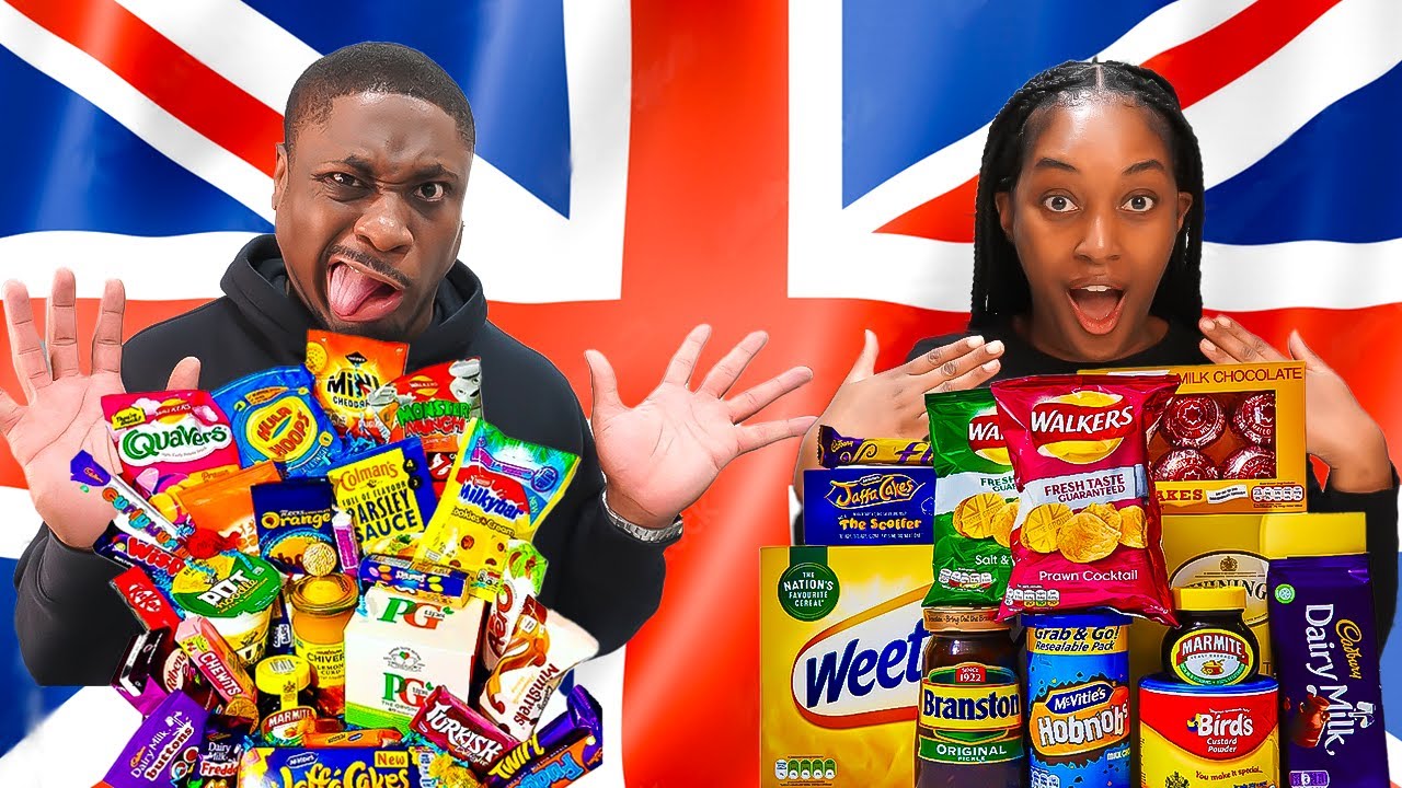 Canadians Trying BRITISH SNACKS For The FIRST TIME! - YouTube