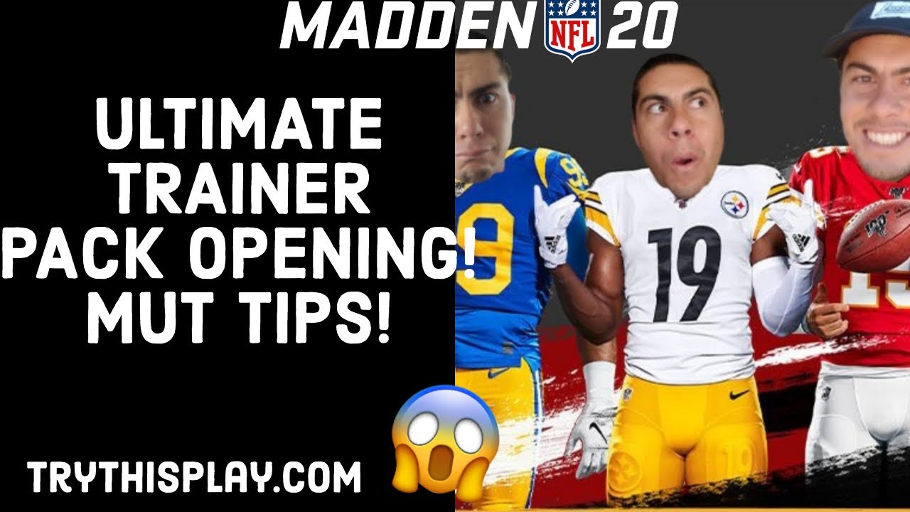 Madden 20 Ultimate Team Pack Opening! MUT Tips! - YouTube