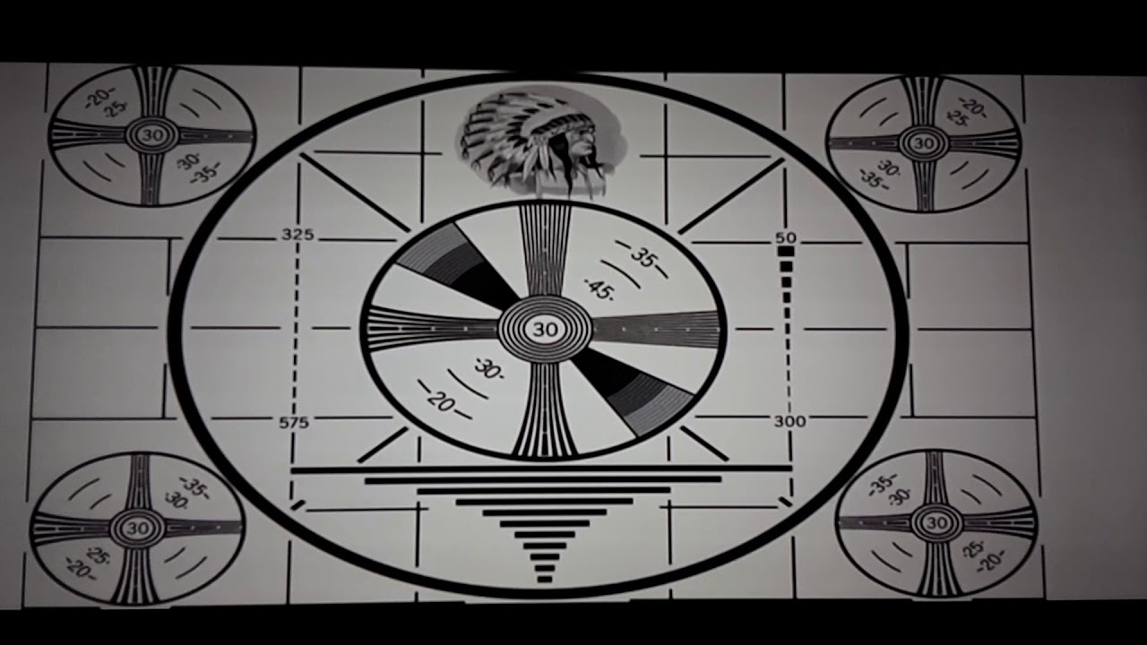 Test pattern Indian Head dialogue - YouTube