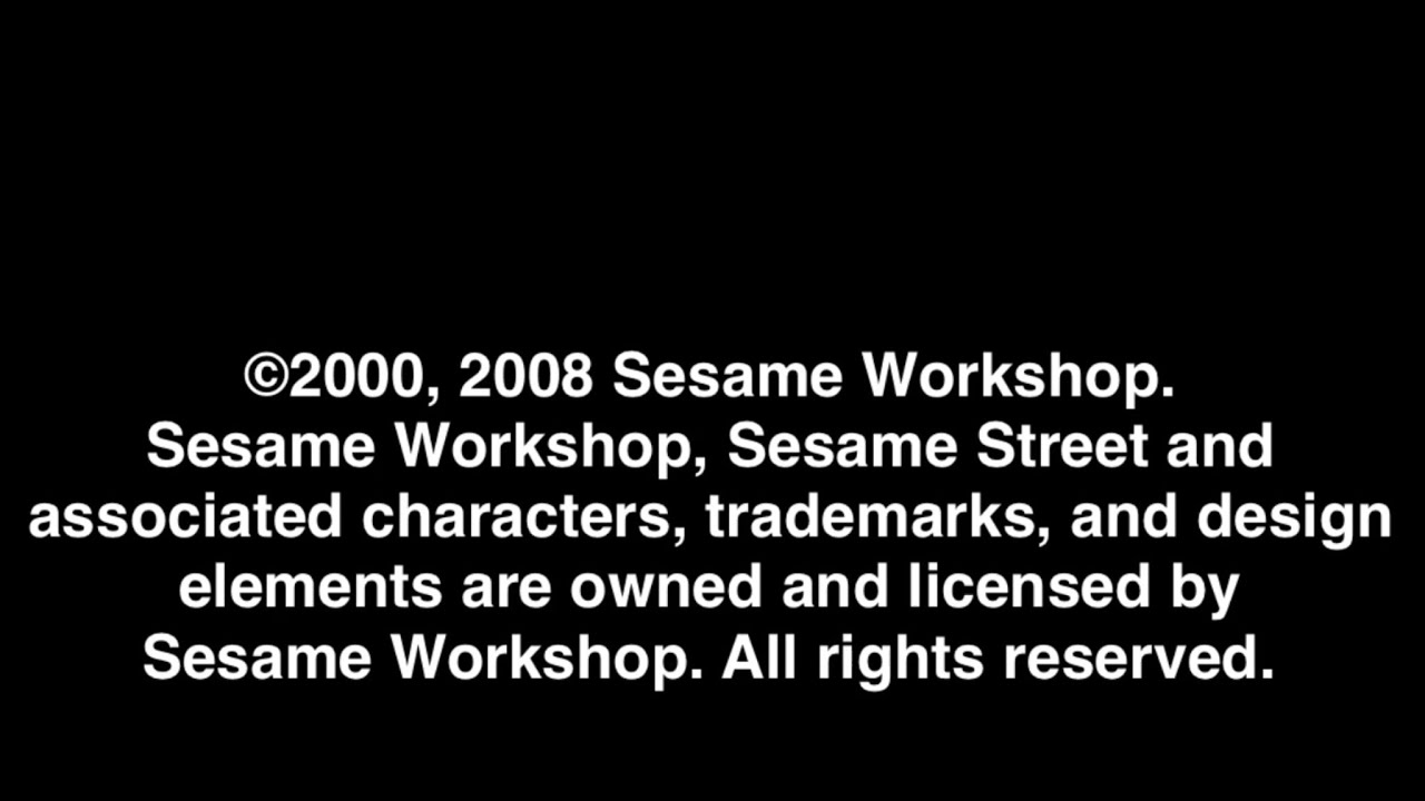 Sesame Street Reprint Copyright Screen Remake (2000, 2008) - YouTube