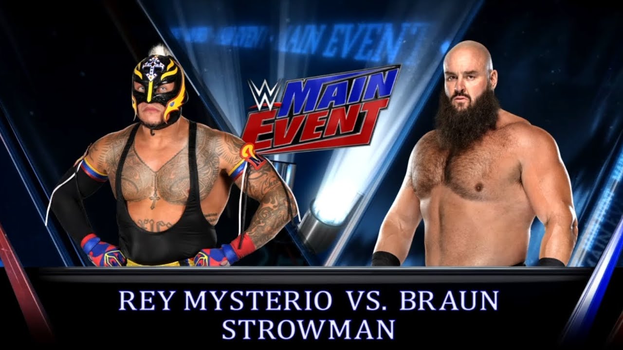 WWE 2K24 - Rey mysterio vs. Braun Strowman - MAIN EVENT | PS4™ [4K60 ...