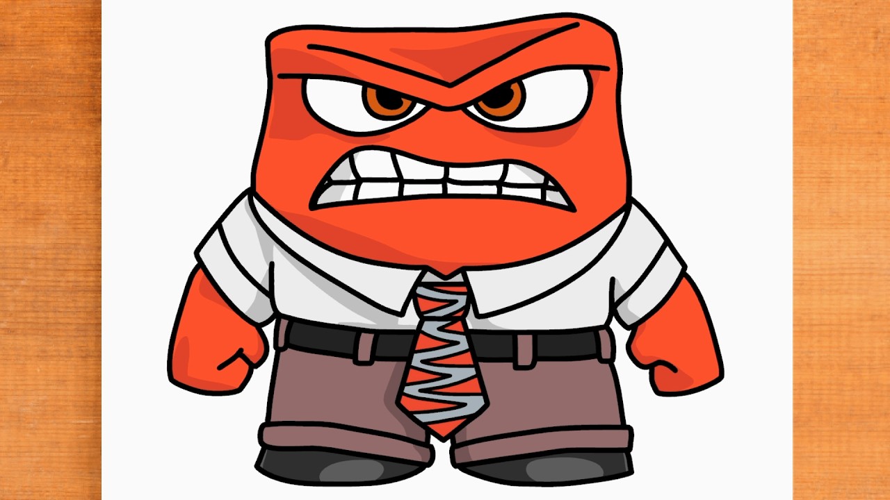 Como dibujar a Furia de Intensamente 2 - YouTube