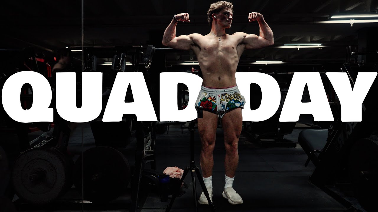 SMASHING LEG DAY - QUAD FOCUSED - YouTube
