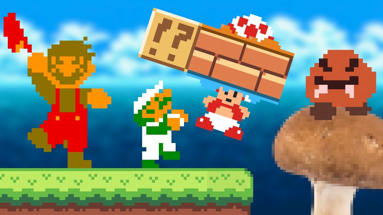 Super Grumbo Bros.! (Mari0) - YouTube