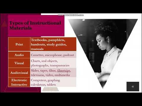 Types of Instructional Materials -language learning materials ...