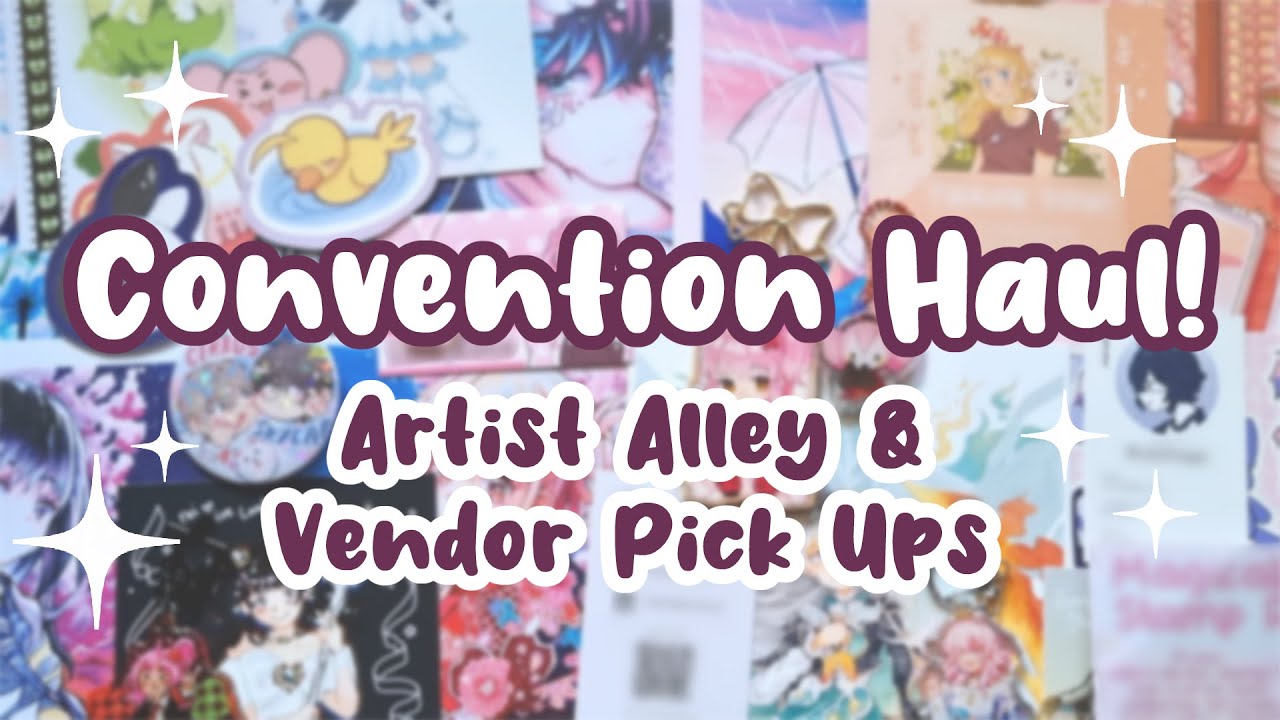 Hyper Japan Haul! (Artist Alley & Anime Merch) - YouTube