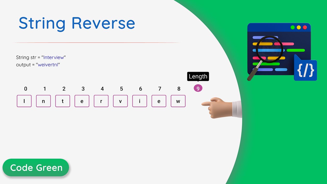 Reverse String Without Using Library In Java Crack The Coding Interview Question Series Youtube 4913