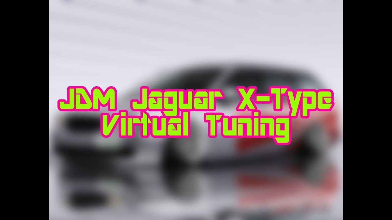 Jaguar X-Type Estate JDM Virtual Tuning on Photoshop CS6 - YouTube