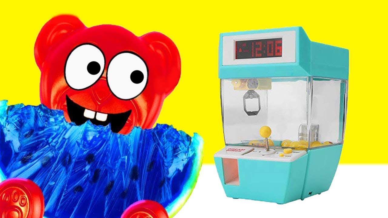 Lucky Bär und sein Greifarm Spielzeug Automat - YouTube