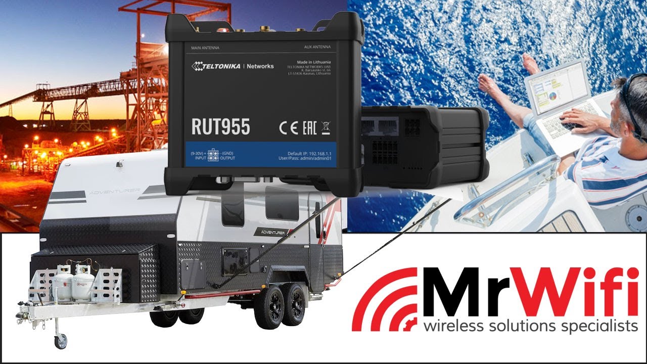 RUT955 Teltonika Mobile Router Quick Start Guide - MrWiFi.com.au - YouTube