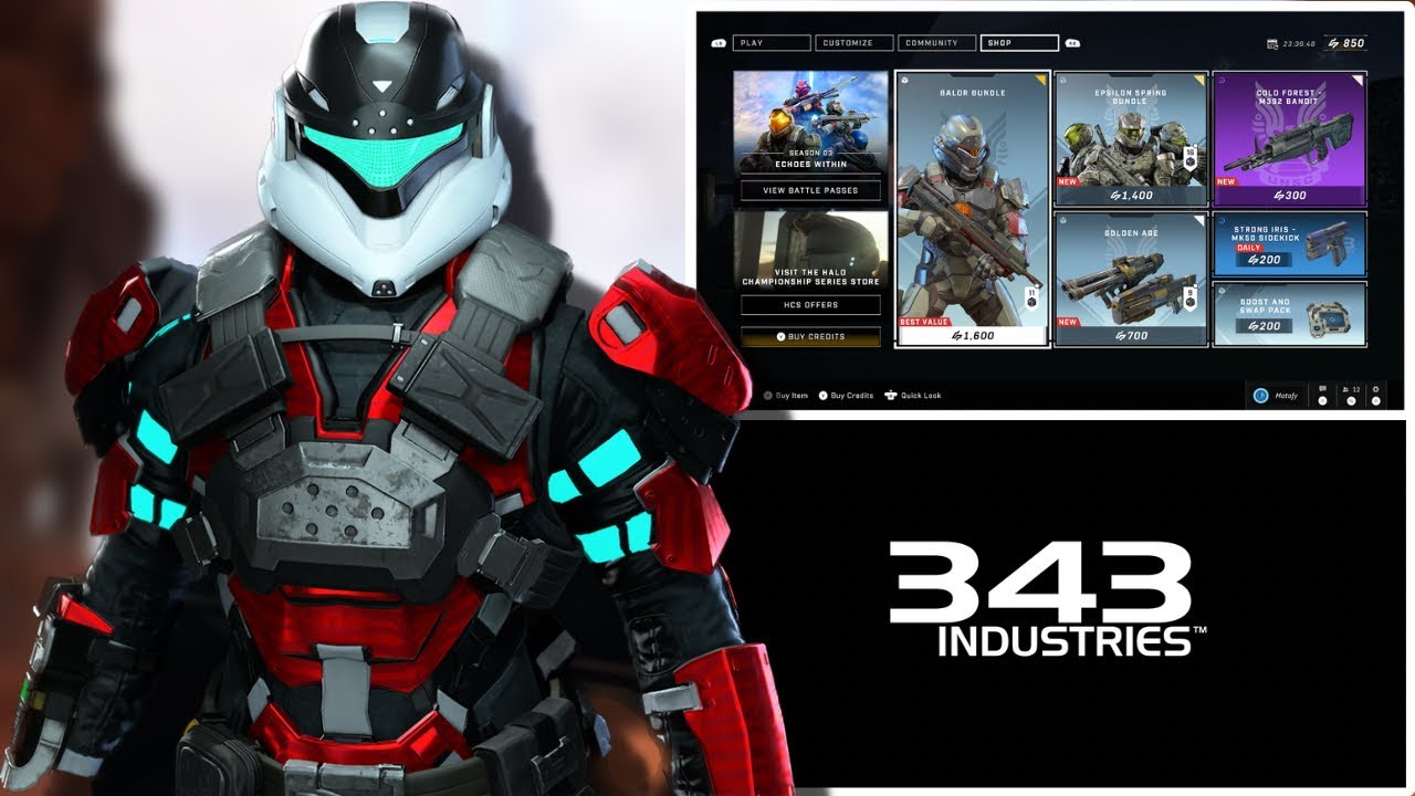 343 Release BEST Mirage IIC Armor Bundle to Halo Infinite Shop! - YouTube