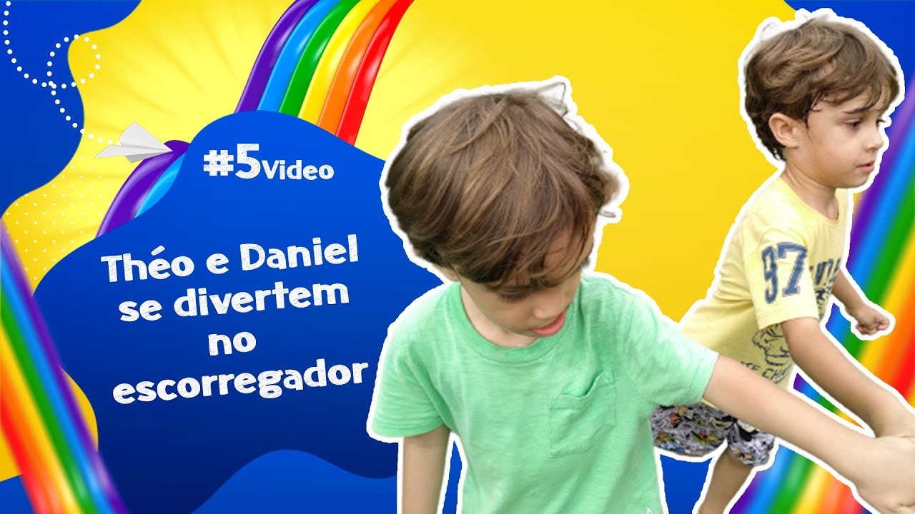 Théo e Daniel se divertem no escorregador Video 05 - YouTube