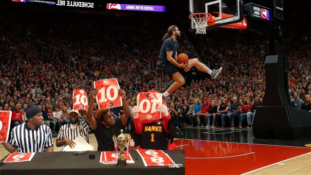 I COMPETED IN A PRO DUNK CONTEST AT THE ATLANTA HAWKS STADIUM ...