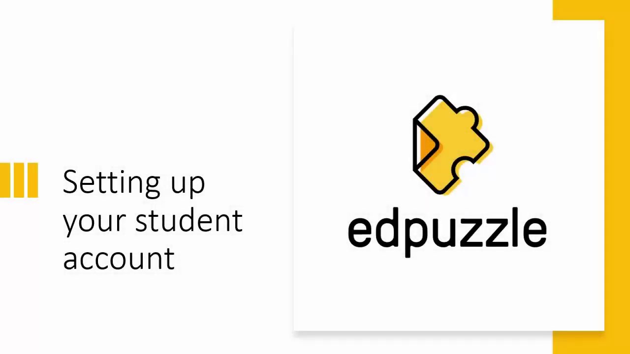 Setting up your Student Ed Puzzle Account - YouTube