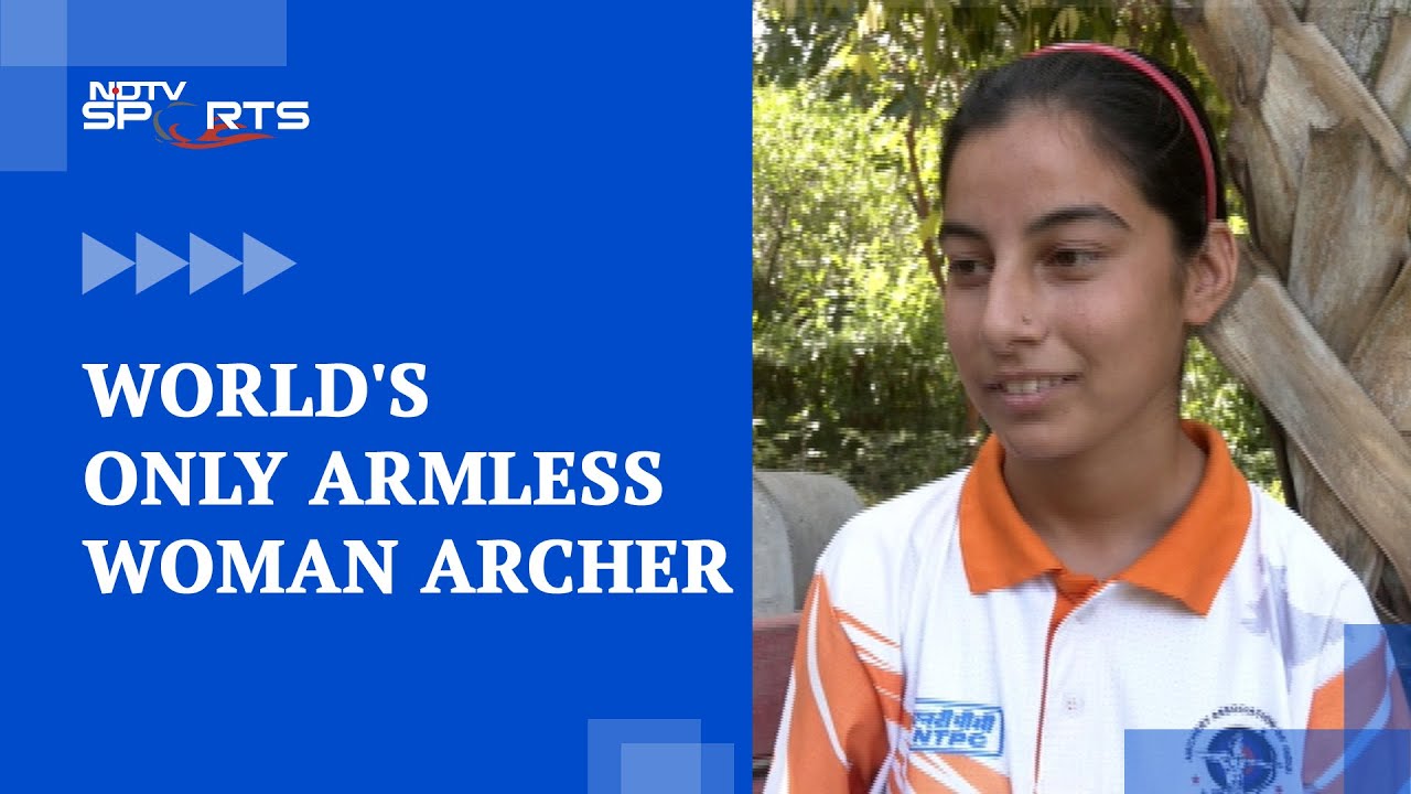 Sheetal Devi Worlds Only Armless Woman Archer Seeking Paralympics Spot Youtube