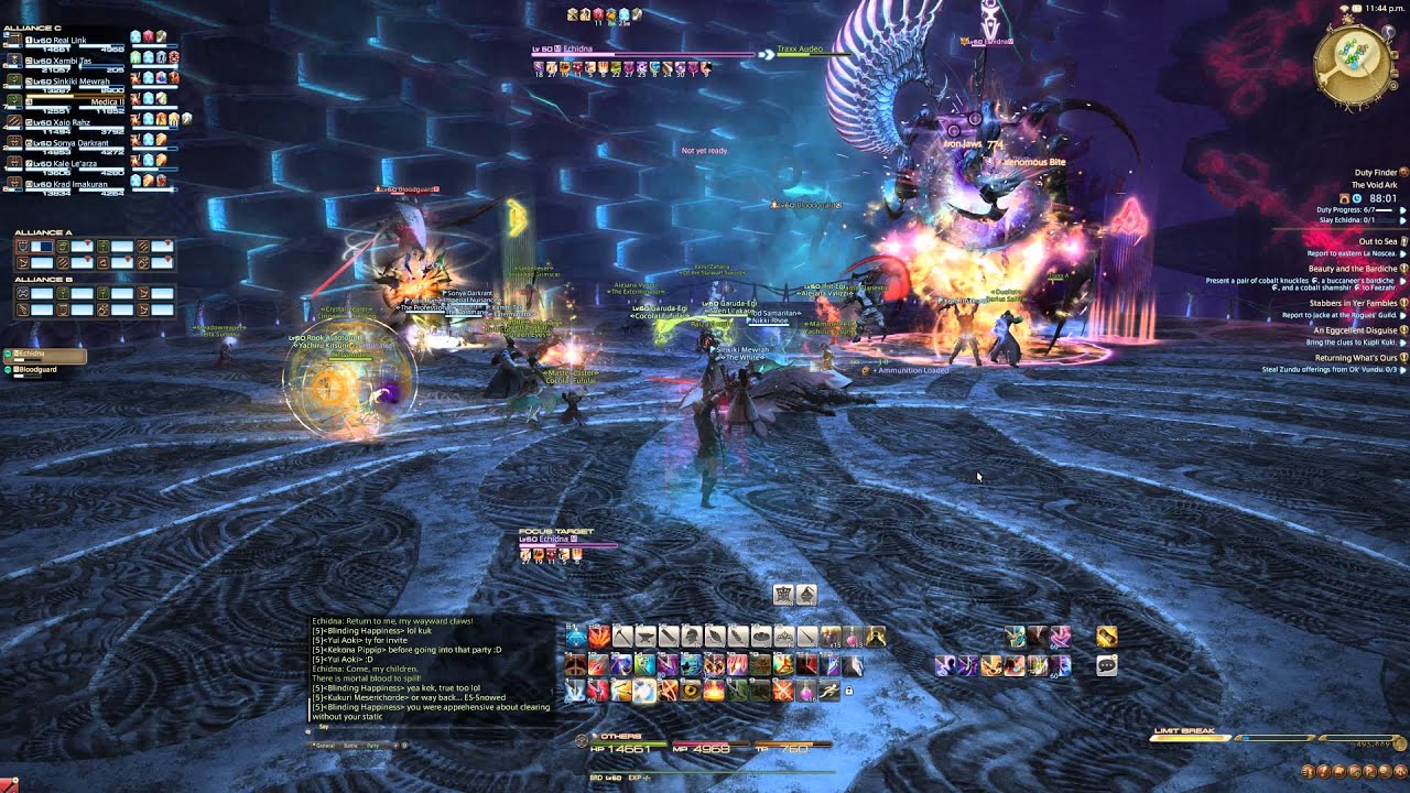 FFXIV Heavensward - The Void Ark Echidna Boss (4K UHD) - YouTube