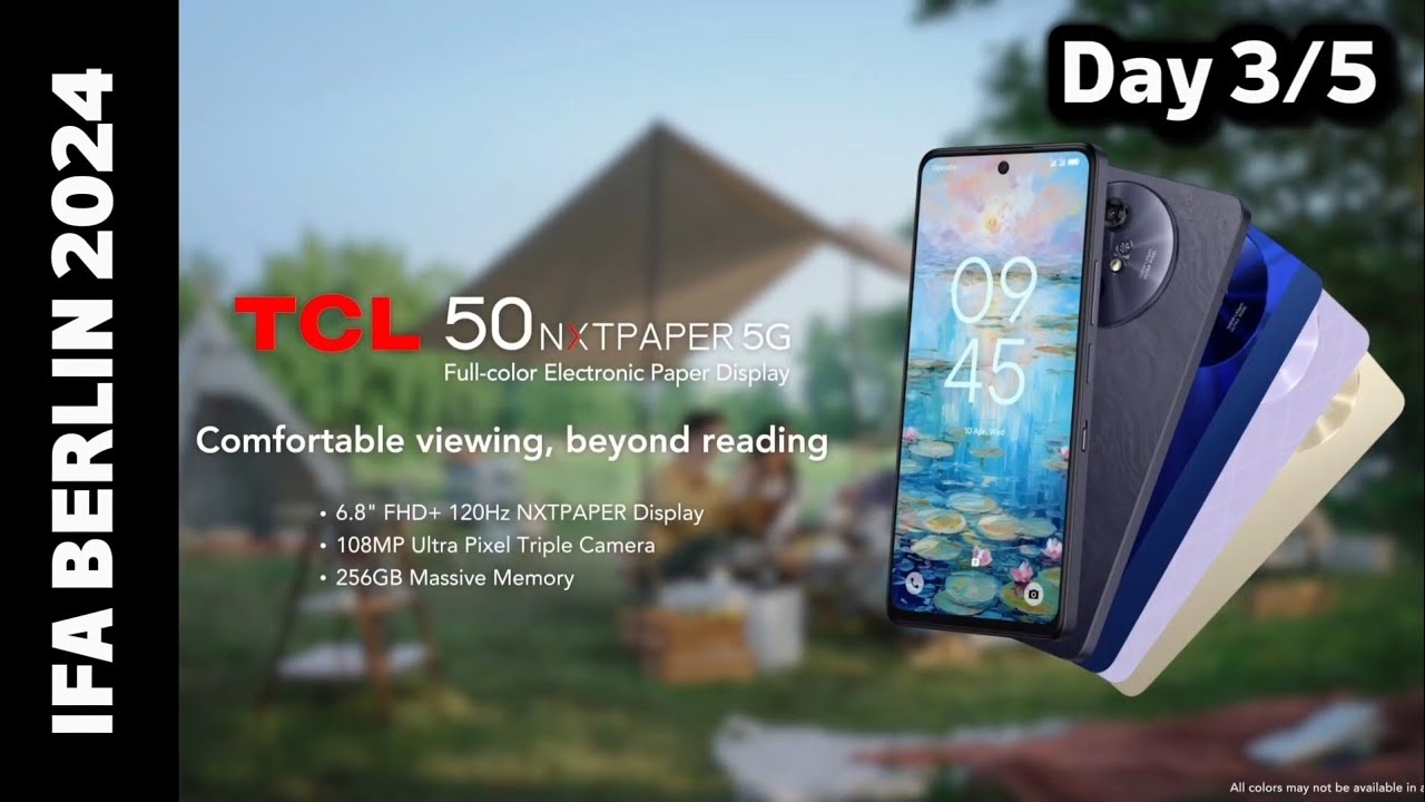 IFA BERLIN 2024 - MEET TCL 50 NXTPAPER 5G IN HONKAI STAR RAIL - YouTube