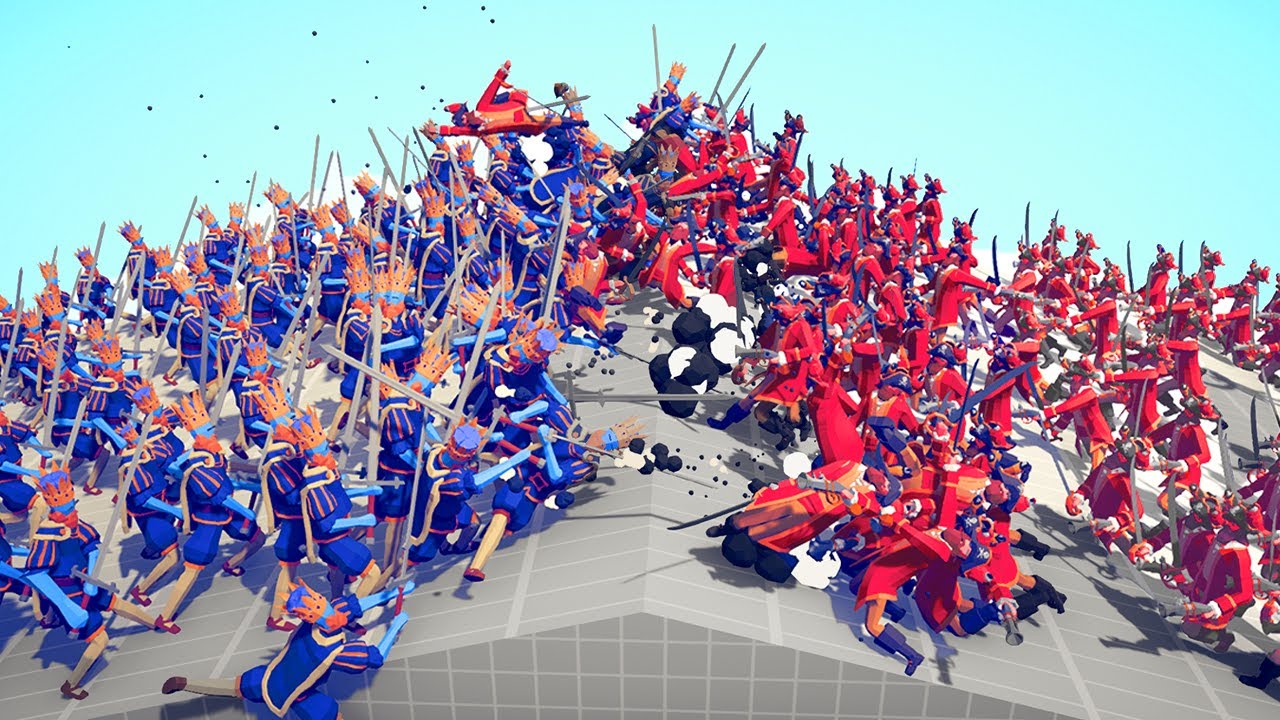 MEDIEVAL KING ARMY 👑 vs 🔥 PIRATE ARMY / Totally Accurate Battle ...