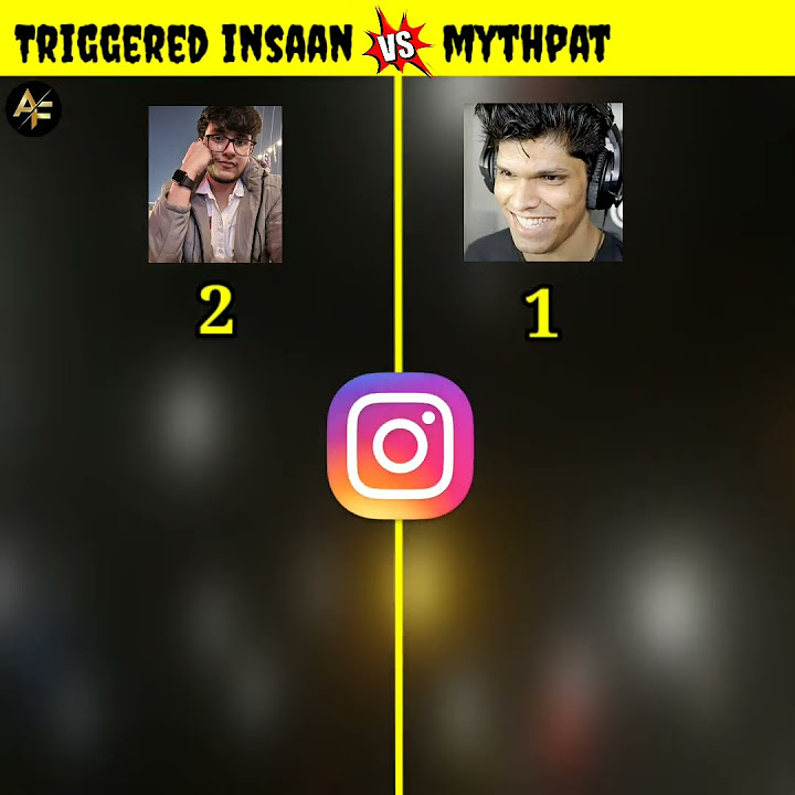 Triggered Insaan VS mythpat Comperison #shorts - YouTube