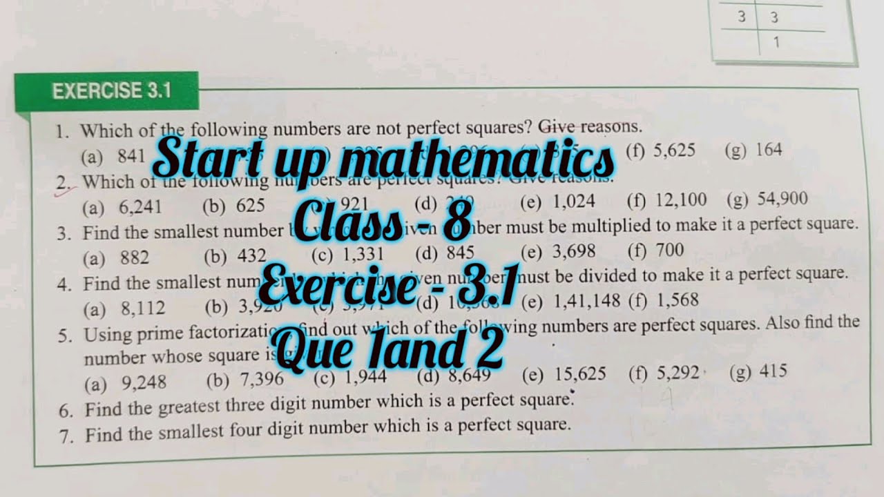 Viva Education Class 8 Maths Solutions Chapter 3 Ex 3 1 Start Up viva-education-class-8-maths-solutions-chapter-3-ex-3-1-start-up