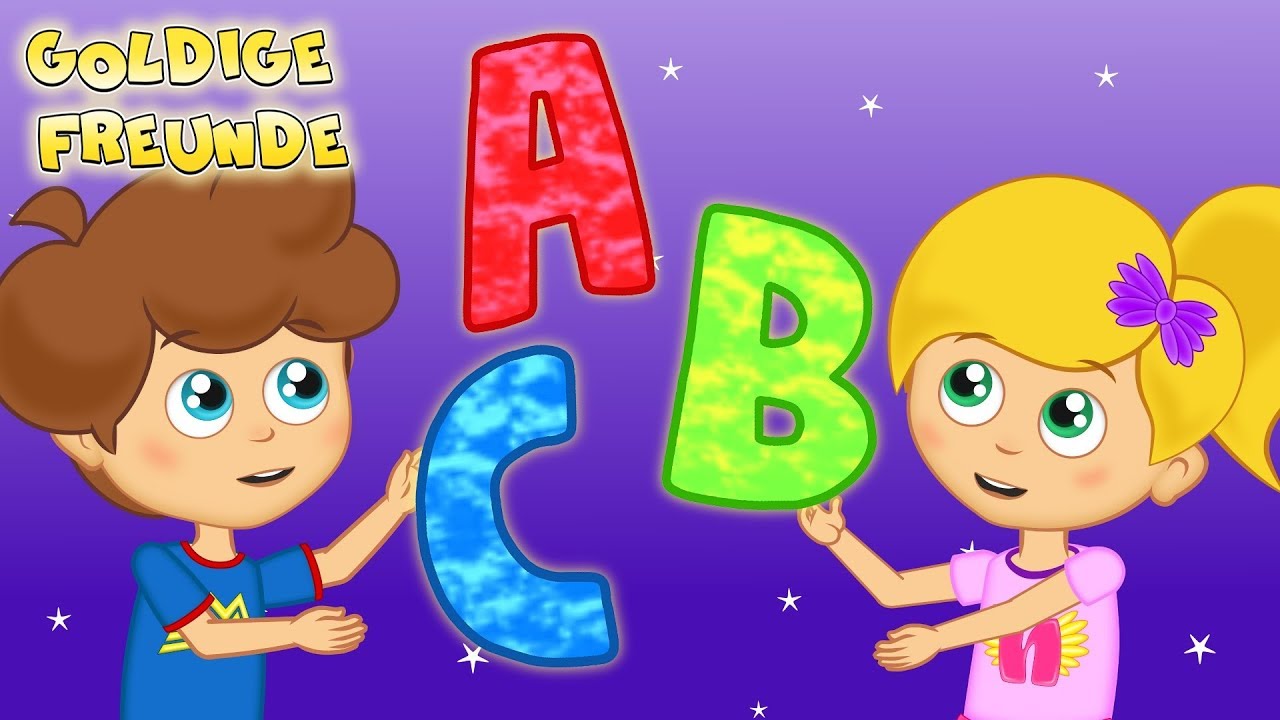 Das ABC Lied Auf Deutsch - Kinderlieder zum Mitsingen | Goldige Freunde ...