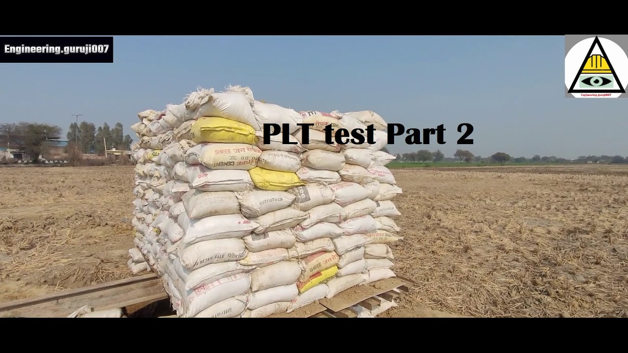 PLT test # Plate Load test # मिटटी की जाँच # प्लेट लोड टेस्ट - YouTube