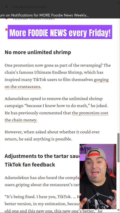 🍤 Endless Shrimp KILLED Red Lobster! #food #foodie - YouTube