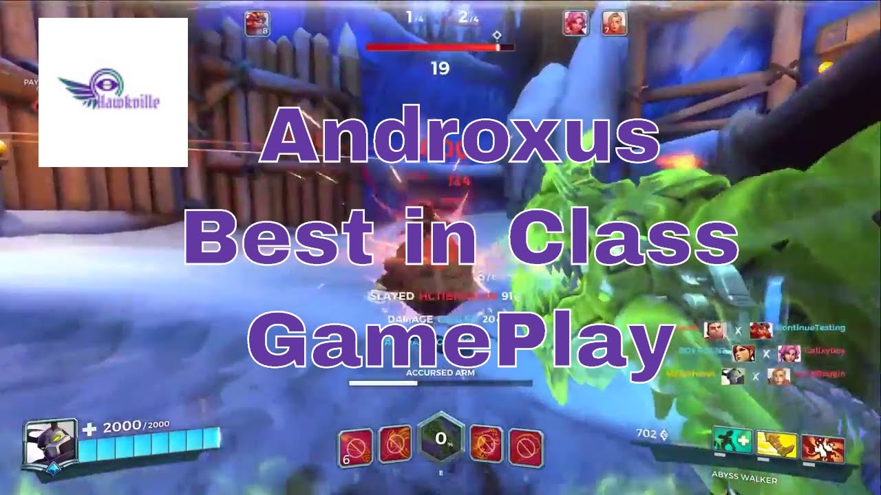 Paladins (Siege) Androxus Best in class Full Match - YouTube