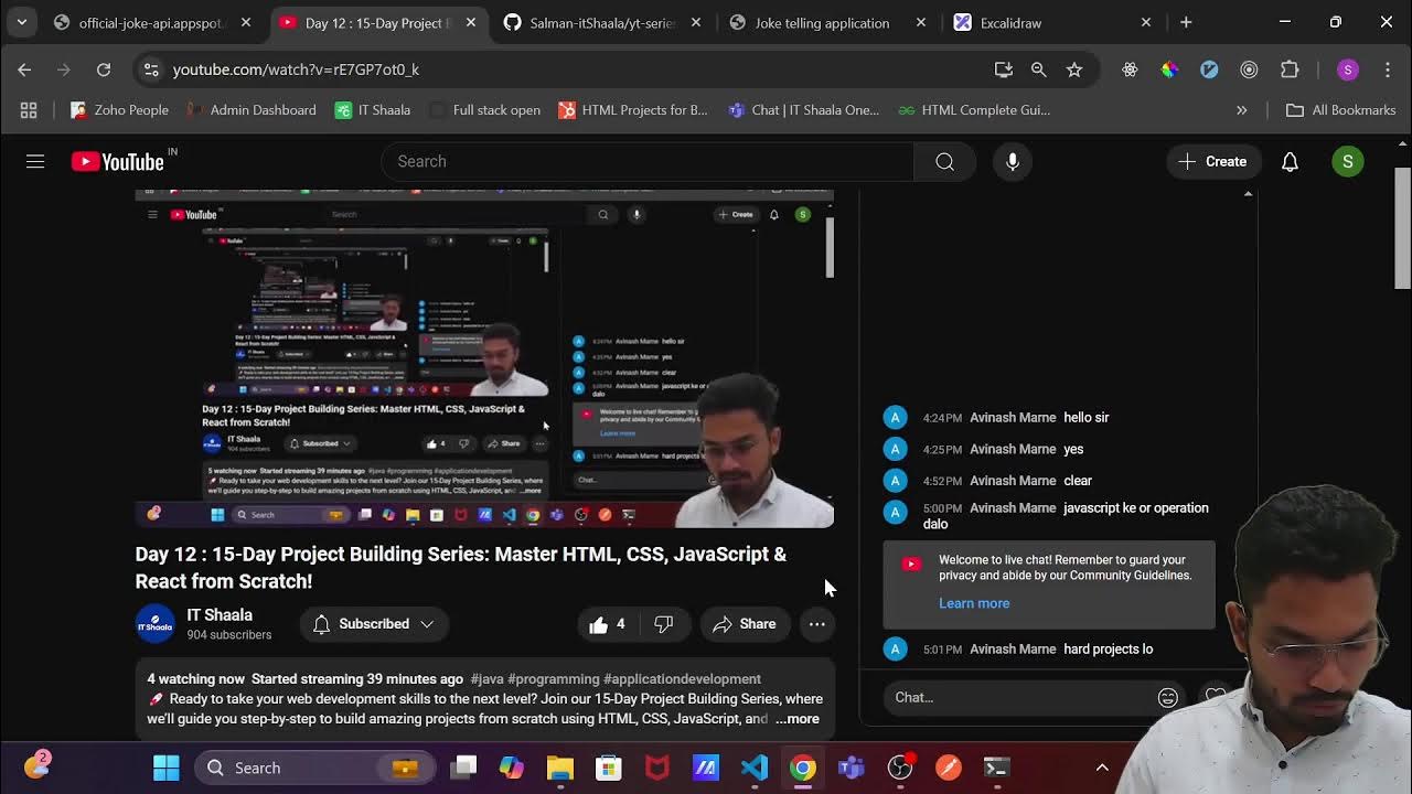Day 12 : 15-Day Project Building Series: Master HTML, CSS, JavaScript & React from Scratch ...