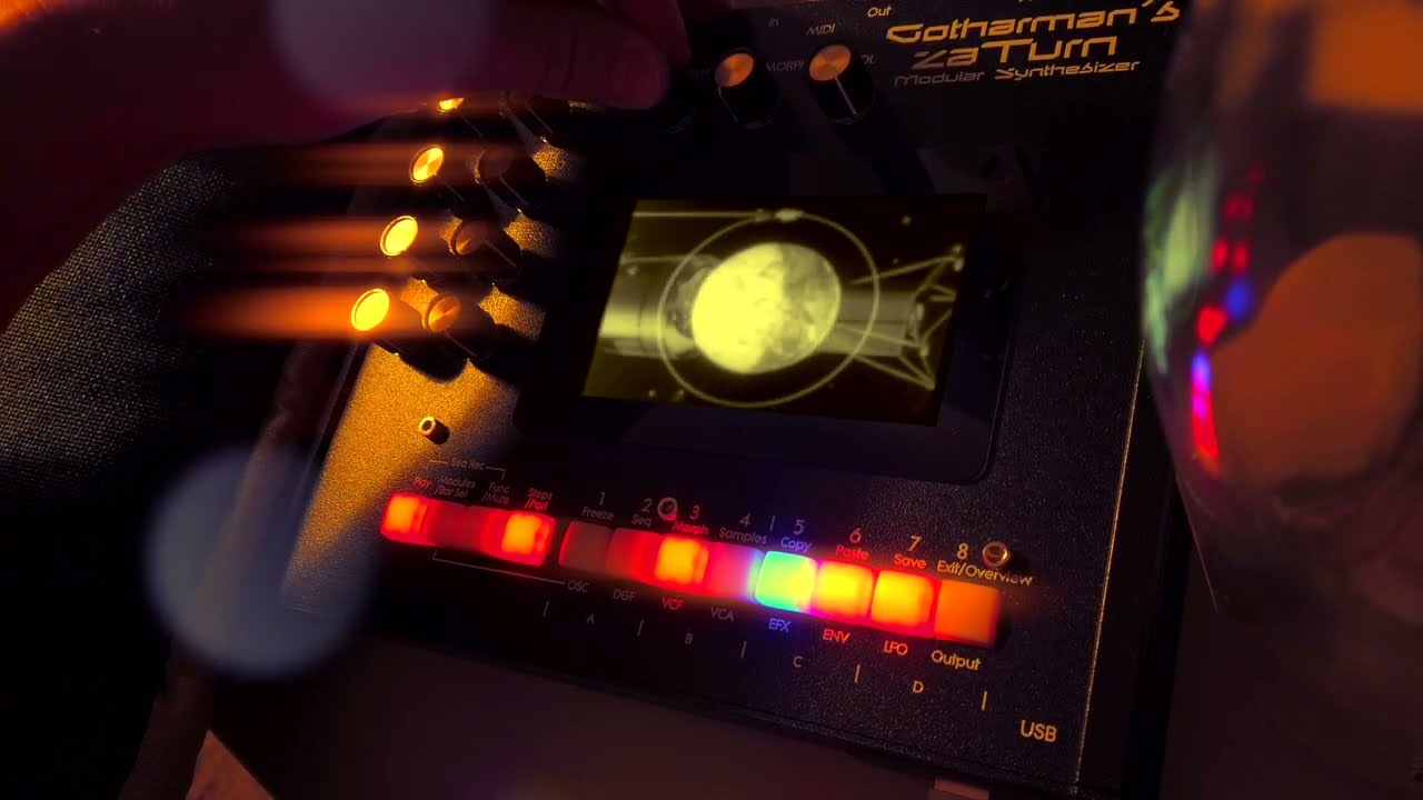 [ZATURN x NASA] - Gotharman Modular Synth Jam + 1967 Apollo Project Progress Report #TTNM - YouTube