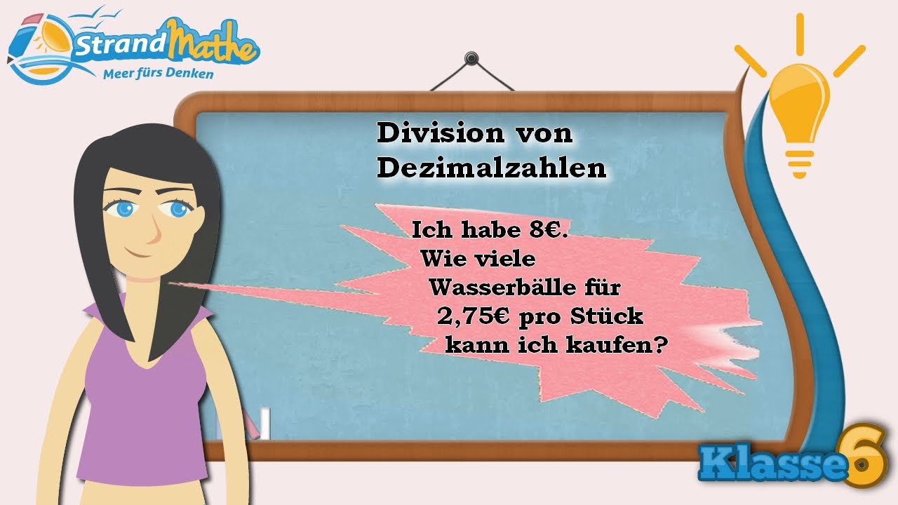 Division von Dezimalzahlen ★ Wissen ǀ Lernwerk TV