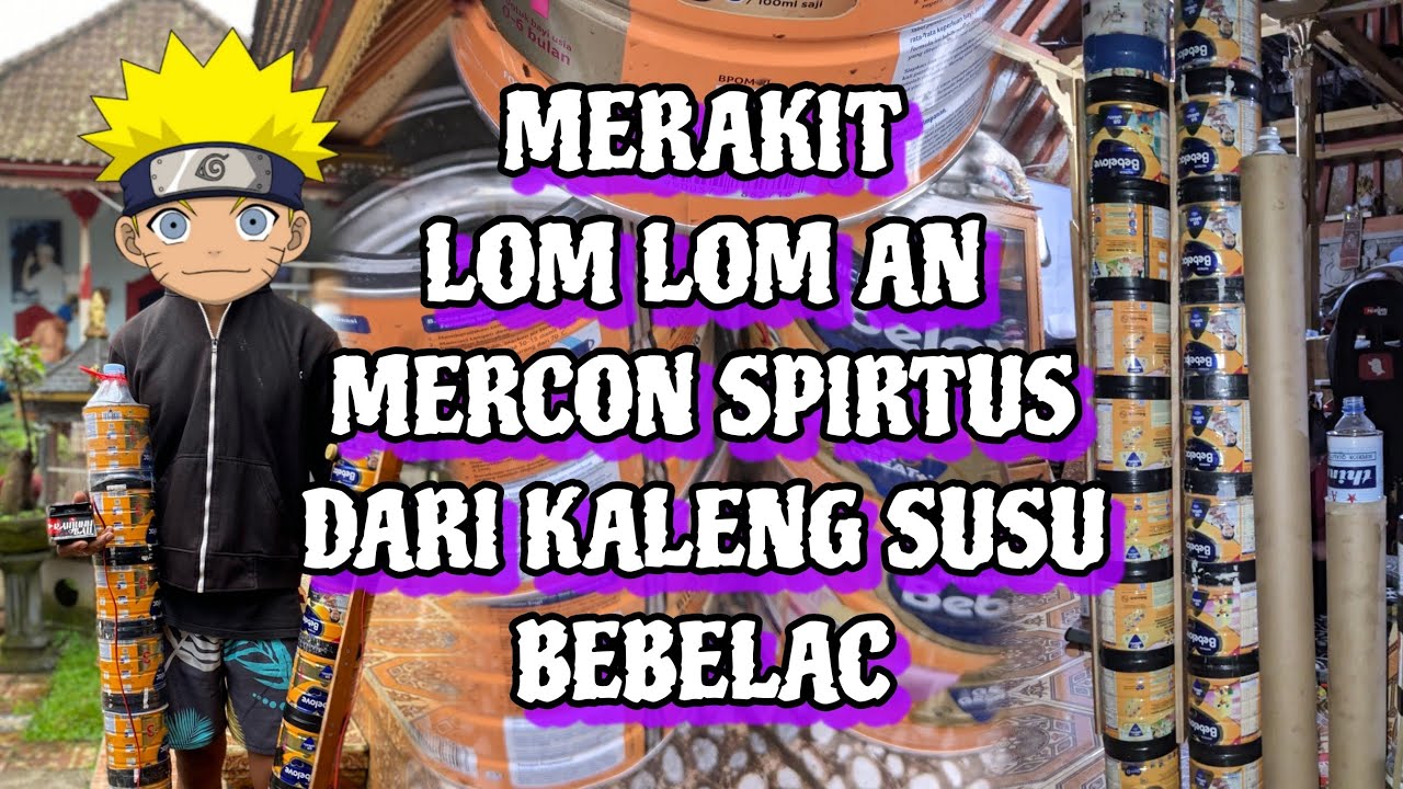 MERAKIT LOM LOMAN / MERCON SP1RTUS / MERIAM DARI KALENG... - YouTube