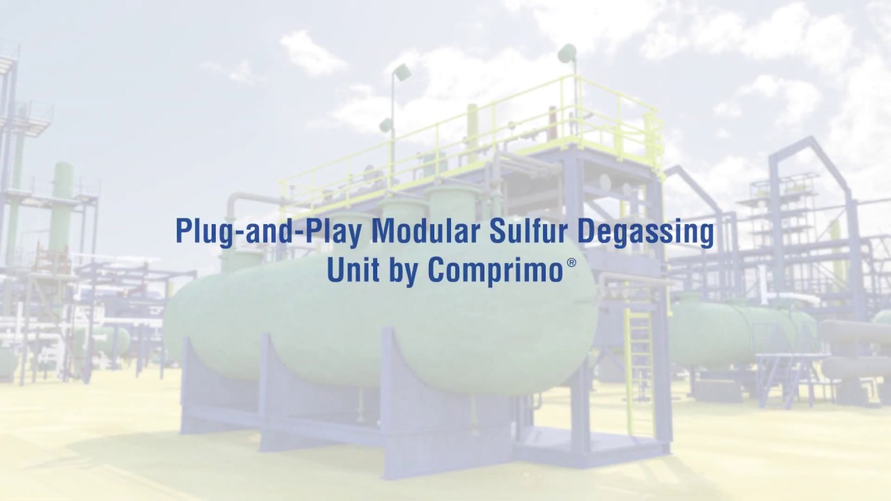Plug-and-play modular sulfur degassing unit - YouTube
