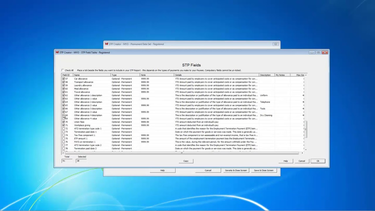 STP Creator - creating a Data Set file for a Complex Payroll - for .myo ...