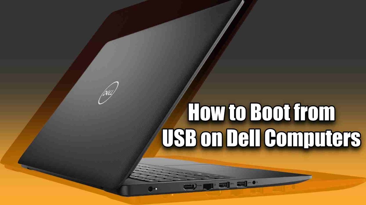 How to Boot from USB on ALL Dell Computers - YouTube